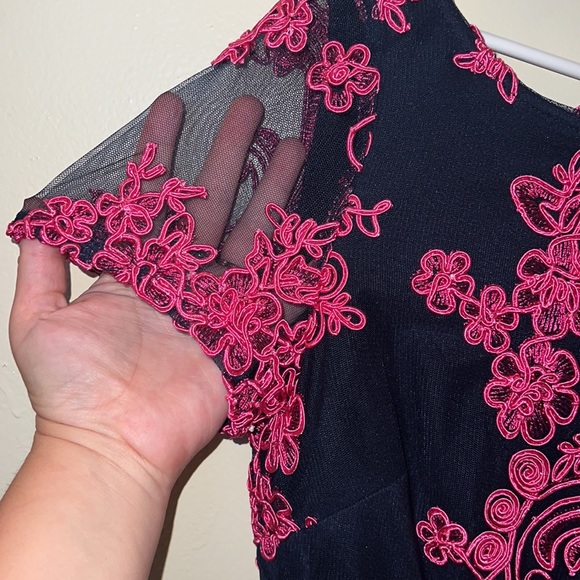 JS Collections | Dresses | Nwt Js Collection Barbie Pink Navy Floral ...